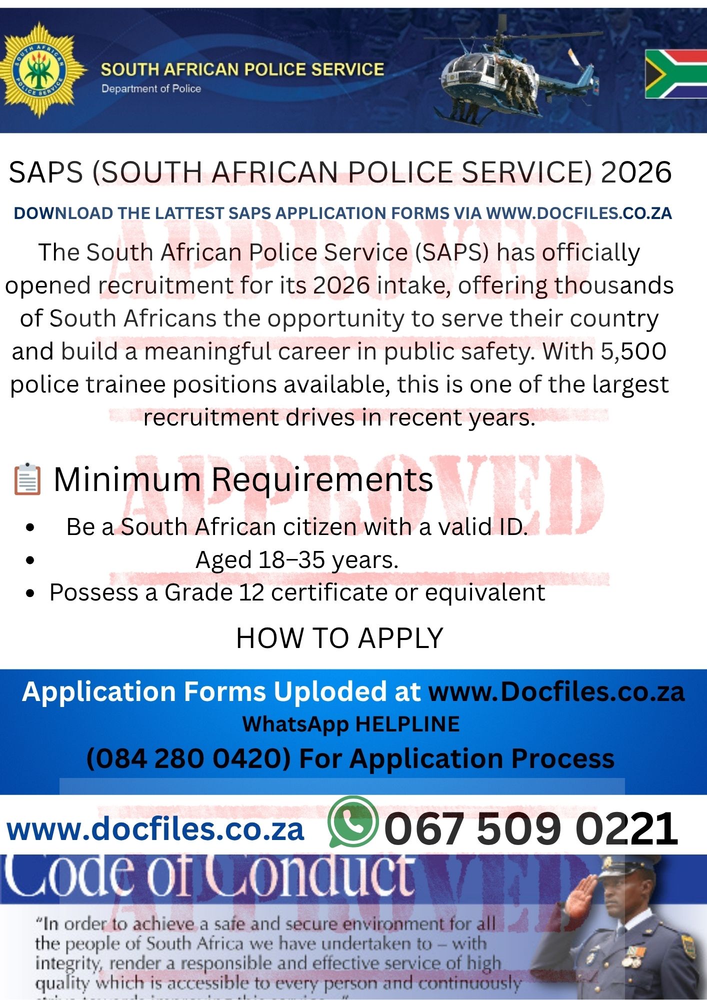 SAPS (SOUTH AFRICAN POLICE SERVICE) 2026 - DOCFILES.CO.ZA